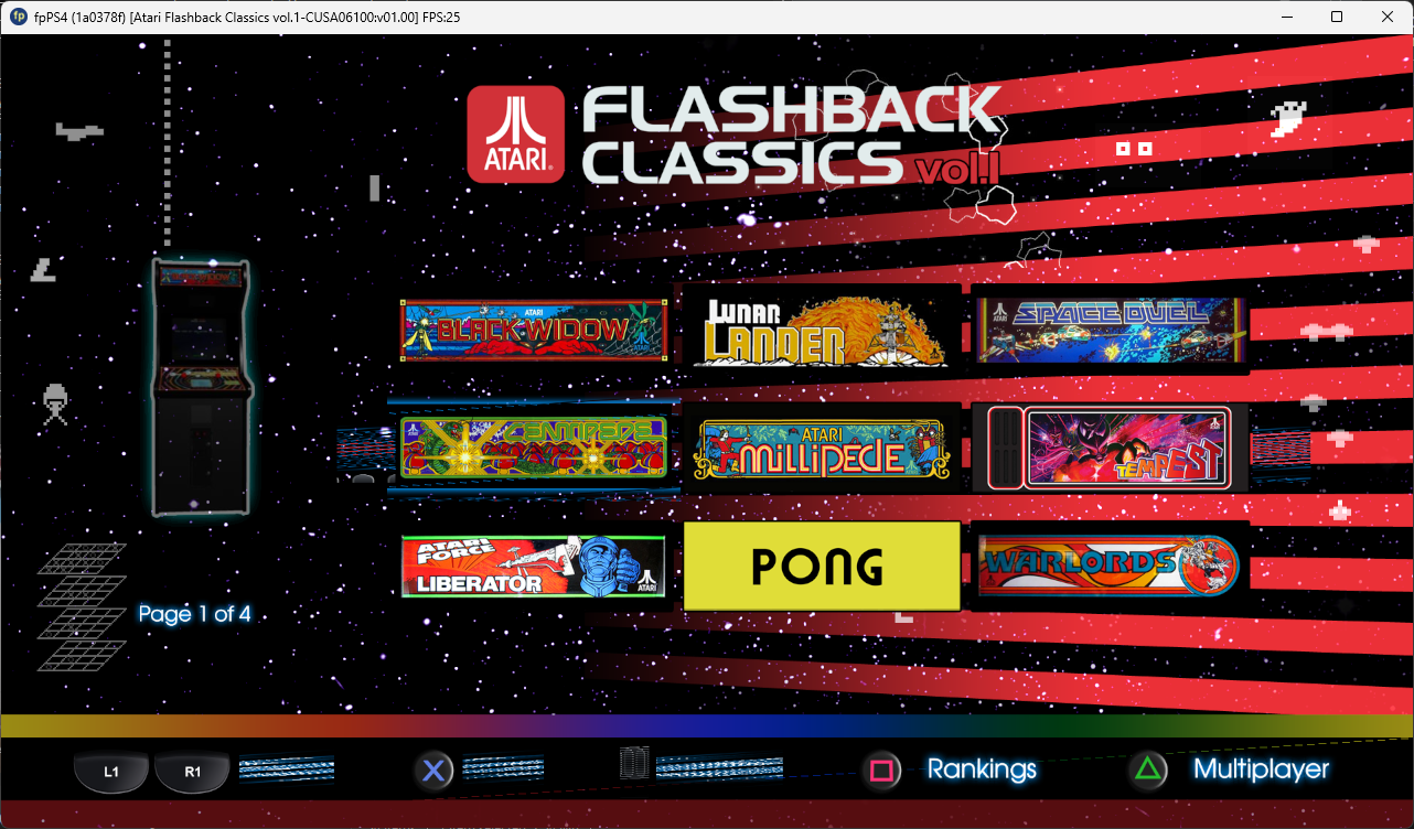 Atari Flashback Classics Vol.1 [CUSA06100] · Issue #875 · red-prig/fpps4-game-compatibility · GitHub