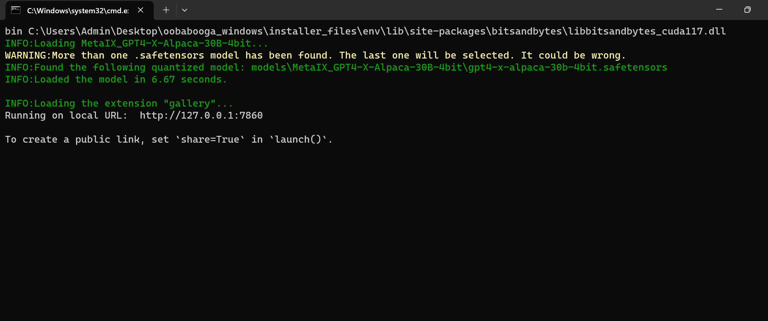 Model Does Not Reply Is Typing Metaixgpt4 X Alpaca 30b 4bit · Issue 2204 · Oobabooga 3613