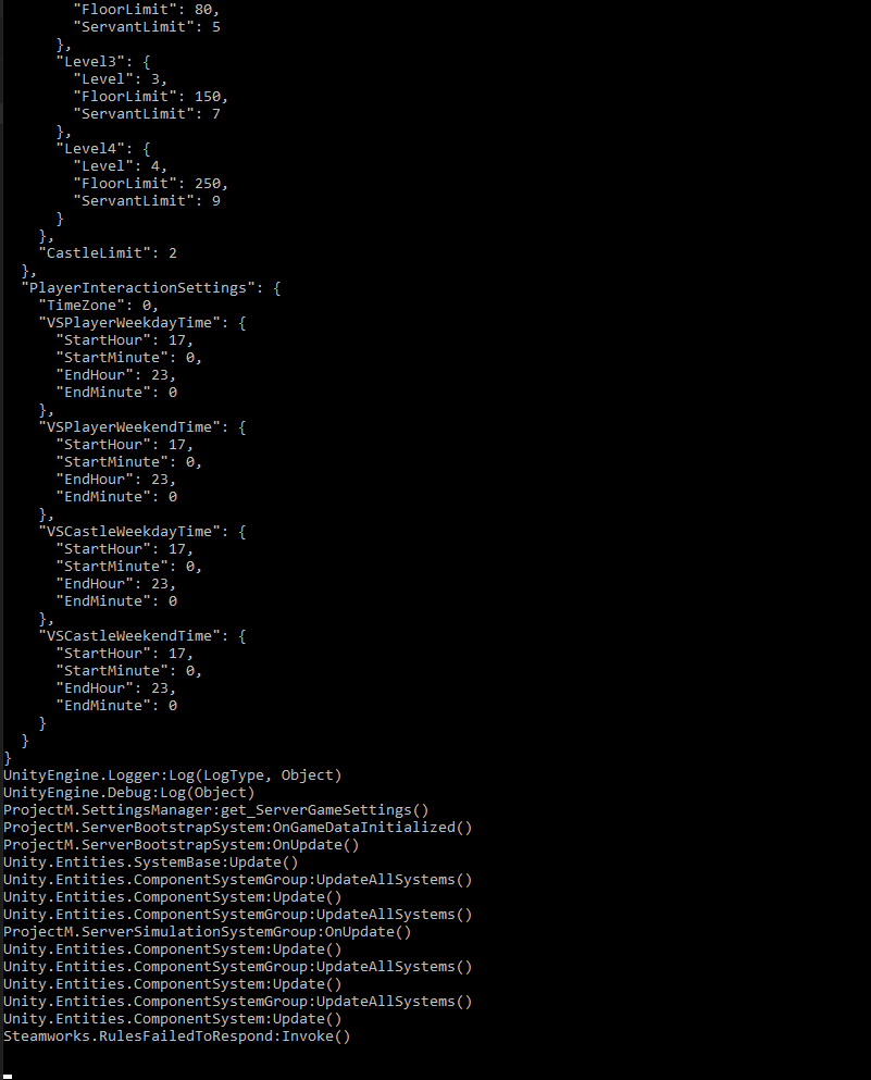 Steamworks.RulesFailedToRespond:Invoke() · Issue #53 · StunlockStudios/vrising-dedicated-server ...