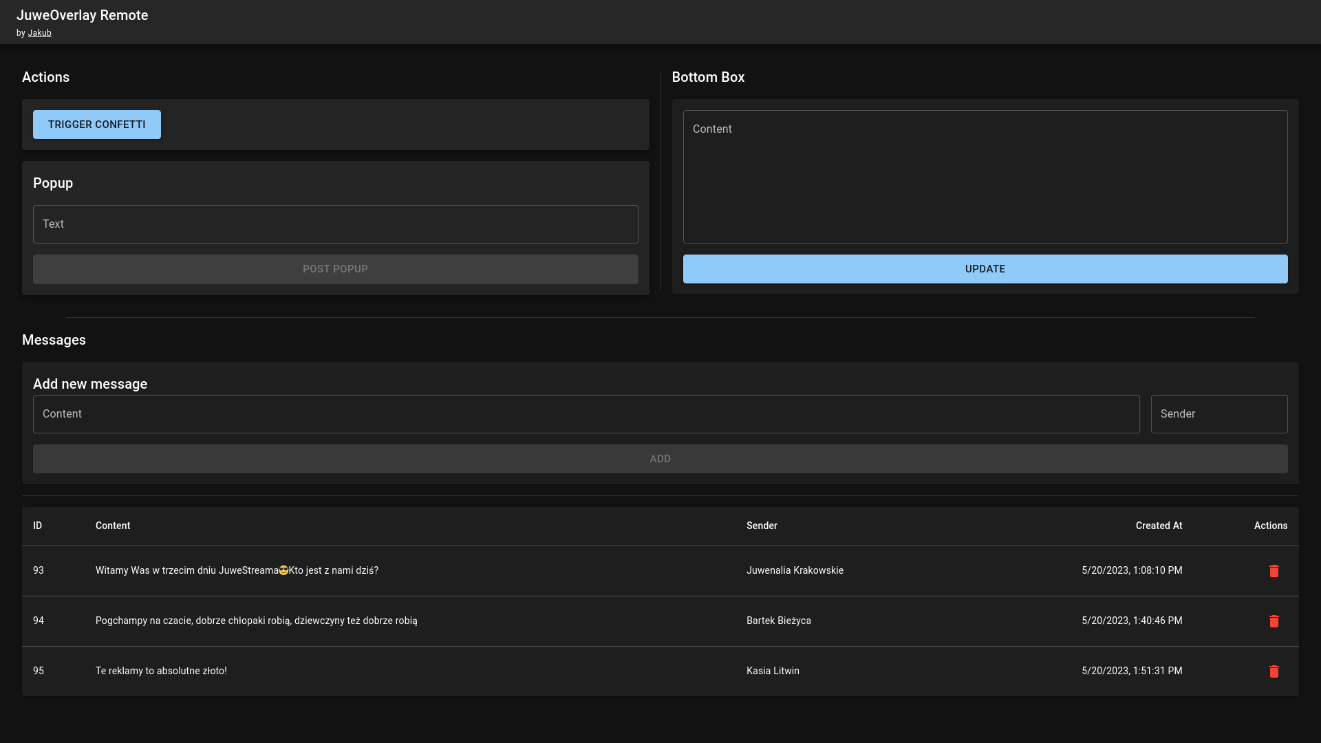 GitHub - pcktm/stream-overlay: Customizable live stream overlay for ...