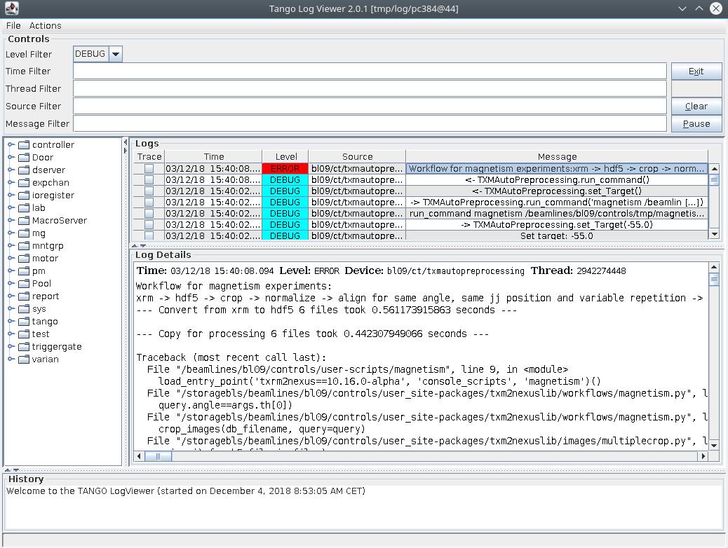 logViewer does not report all logs when launched from Astor · Issue #2 ...