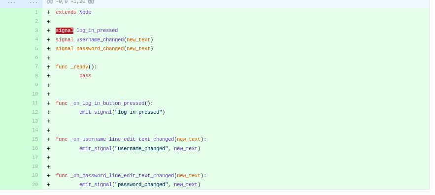 Syntax highlighting breaking in github · Issue #24685 · godotengine/godot · GitHub