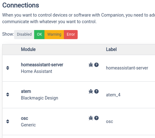 Reorder Connections · Issue #2440 · bitfocus/companion · GitHub