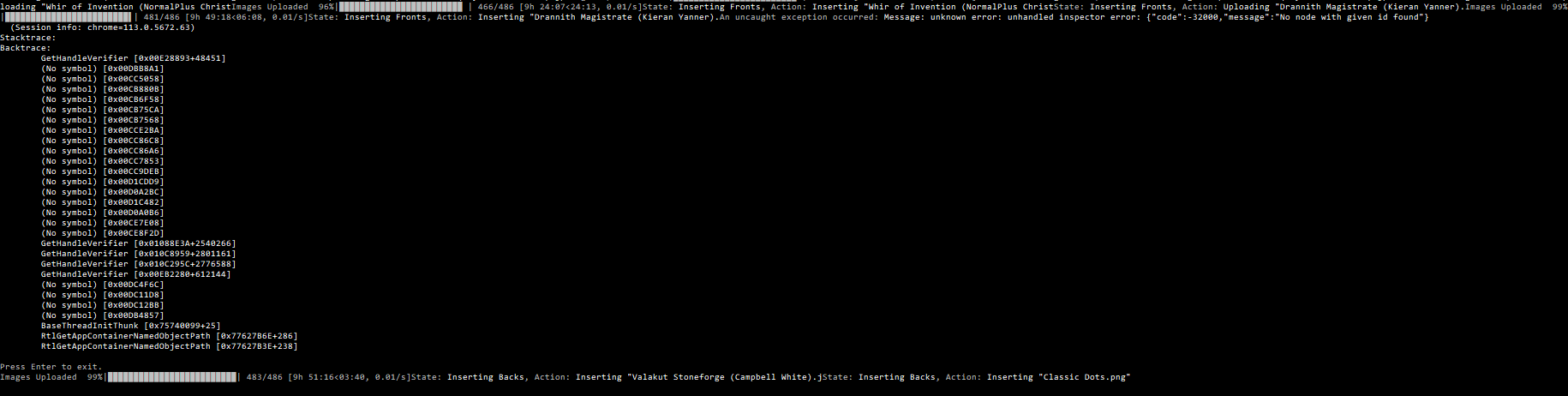 Unknown Error Unhandled Inspector Error · Issue 141 · Chilli Axe Mpc