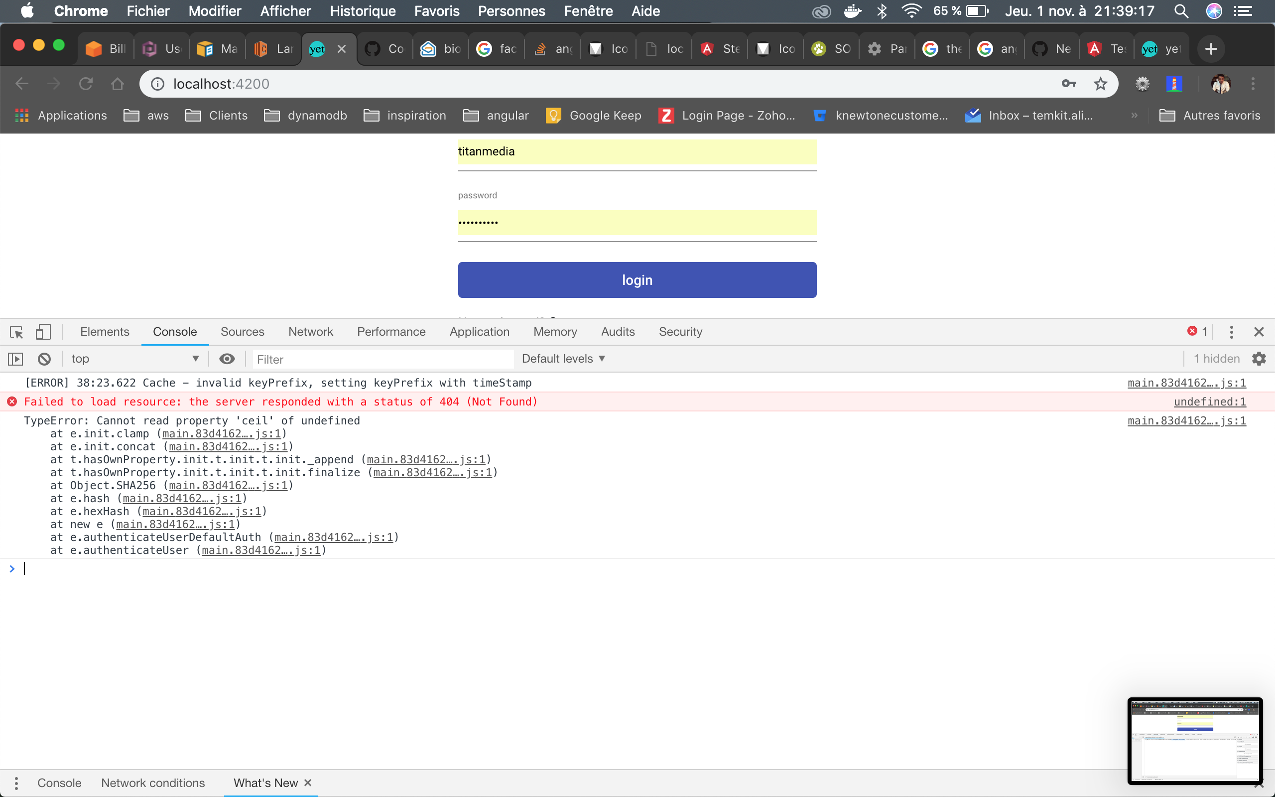 Angular Build With Optimisation True Browser Error Cannot Read Property Ceil Of Undefined