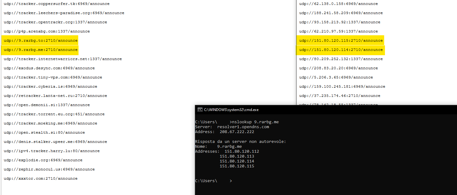 Multiple DNS record for domain · Issue #222 · ngosang/trackerslist · GitHub