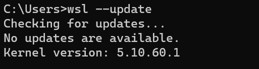 No updates are available? · microsoft WSL · Discussion #8142 · GitHub