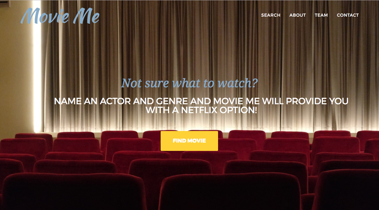 GitHub - lexluther2125/MovieMe: Movie Me is a web-based application ...