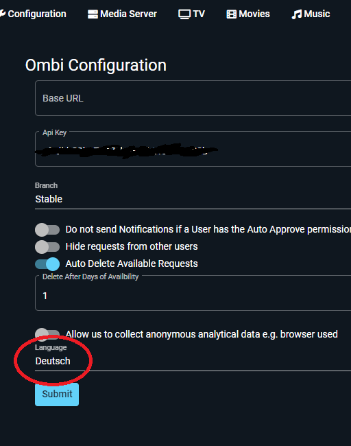 Language Bug in Movie and Series · Issue #4795 · Ombi-app/Ombi · GitHub