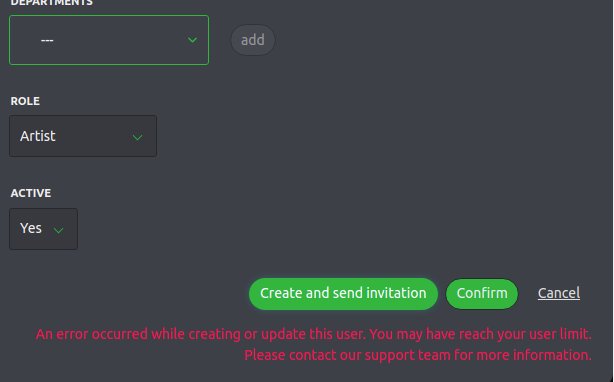 Error creating new user and reset password · Issue #802 · cgwire/kitsu · GitHub