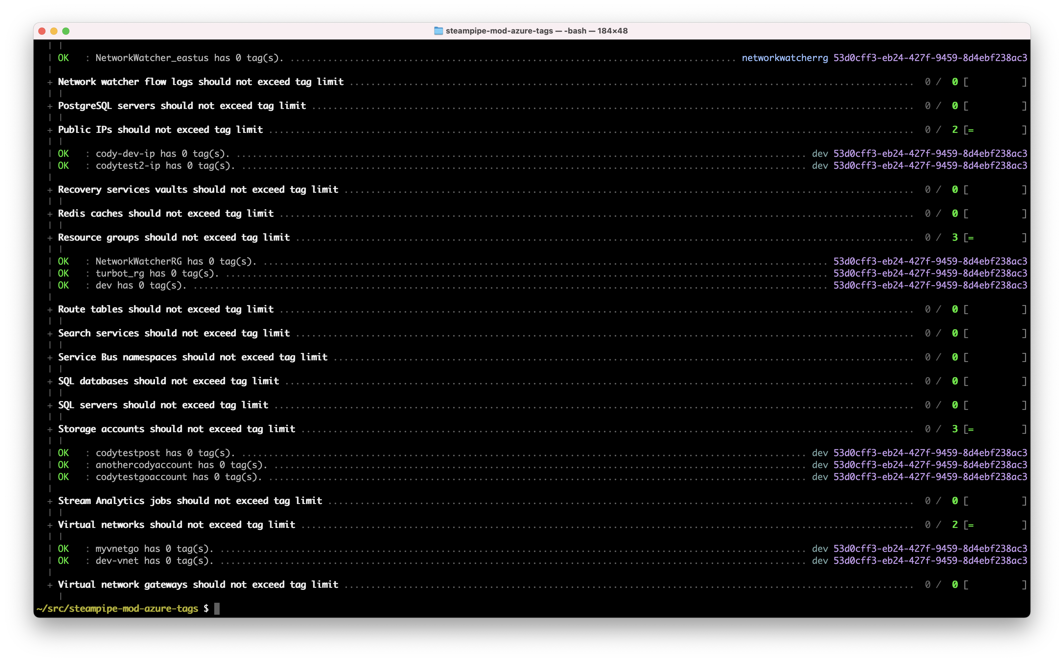 steampipe check tree output has stray | at end if control has zero results · Issue #877 · turbot ...