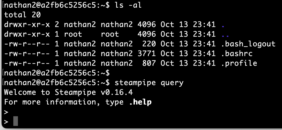 Running `steampipe Query` To Do Installation And Enter Interactive Mode Doesnt Open Prompt