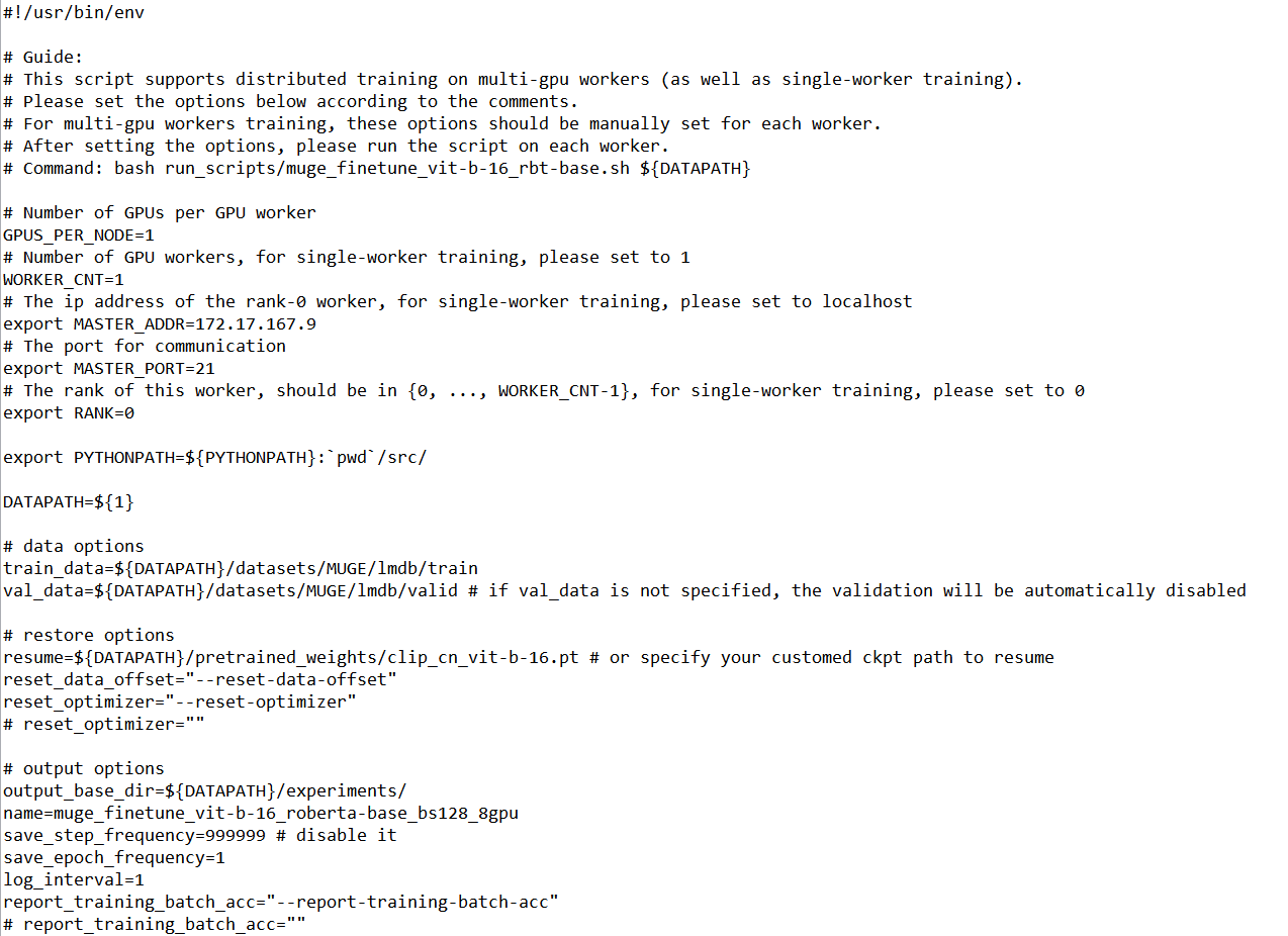 运行报错 · Issue #98 · OFA-Sys/Chinese-CLIP · GitHub