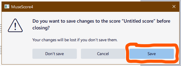 Inconsistent location (on the right) for "Save" button in "Save score" dialog · Issue #17484 ...