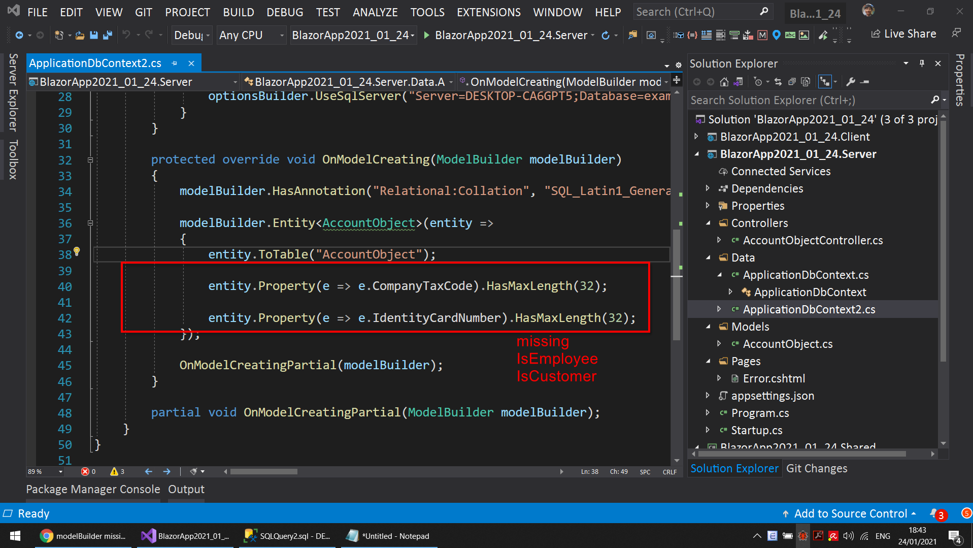 Modelbuilder Missing Columns Bool Nulable · Issue 23949 · Dotnetefcore · Github