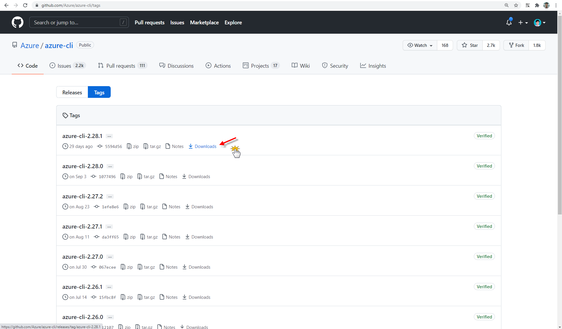 When Download Azur cli 2 28 1 msi From GitHub Installer Notices Error when-download-azur-cli-2-28-1-msi-from-github-installer-notices-error