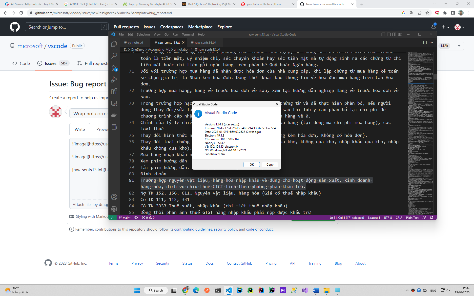 Wrap not correct · Issue #172721 · microsoft/vscode · GitHub