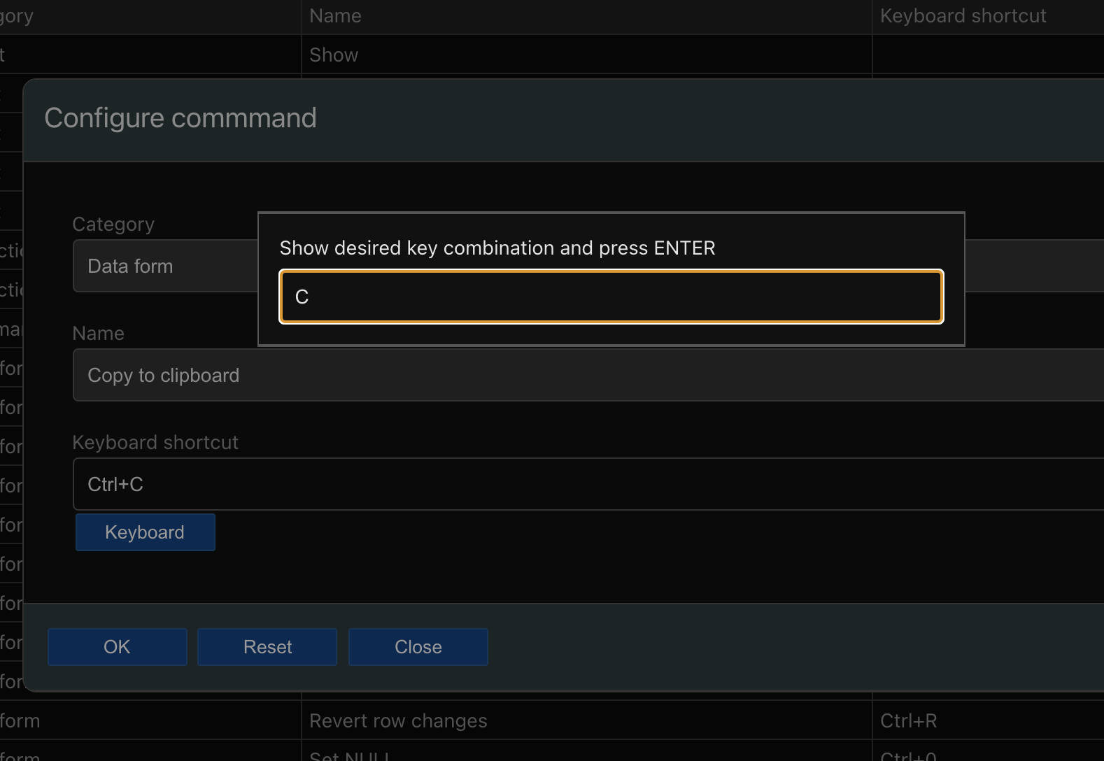 BUG: Unable to set Command+C/V as keyboard shortcut on Mac · Issue #199 · dbgate/dbgate · GitHub