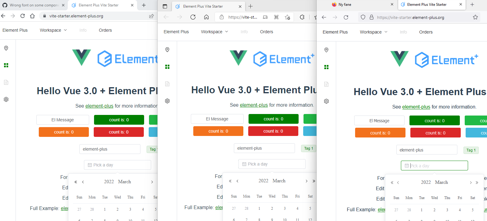Wrong font on some components · Issue #35 · element-plus/element-plus-vite-starter · GitHub