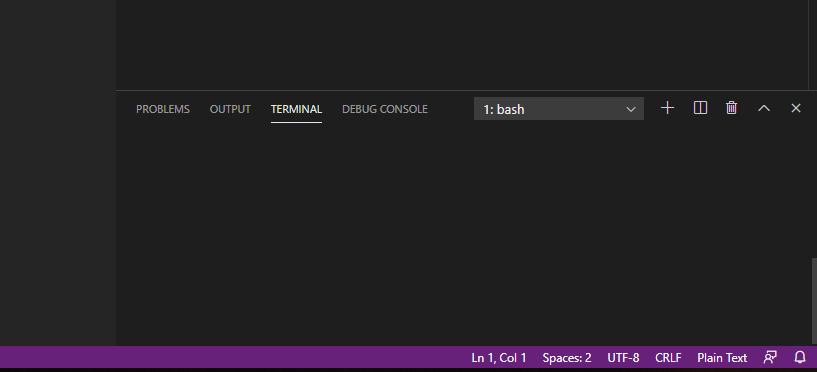 Terminal does not show to typing · Issue #99644 · microsoft/vscode · GitHub