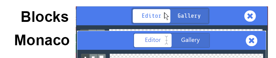 Issues with Monaco Sprite Editor · Issue #470 · microsoft/pxt-arcade · GitHub