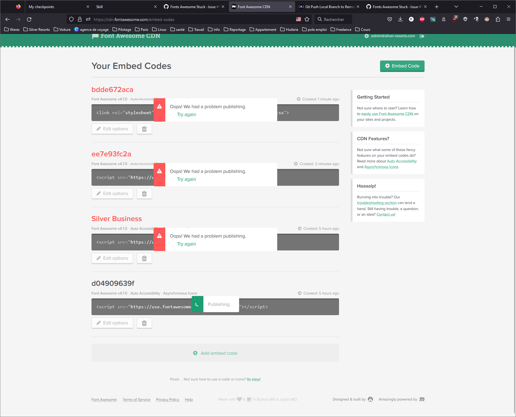 Fonts Awesome Stuck · Issue #19818 · FortAwesome/Font-Awesome · GitHub