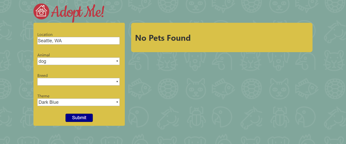 GitHub - davis008/dogfinder: pet finder web application in React