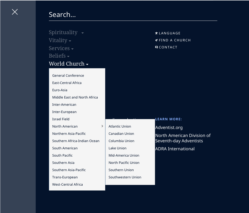 Adding Tertiary Menus · Issue #399 · adventistchurch/alps · GitHub
