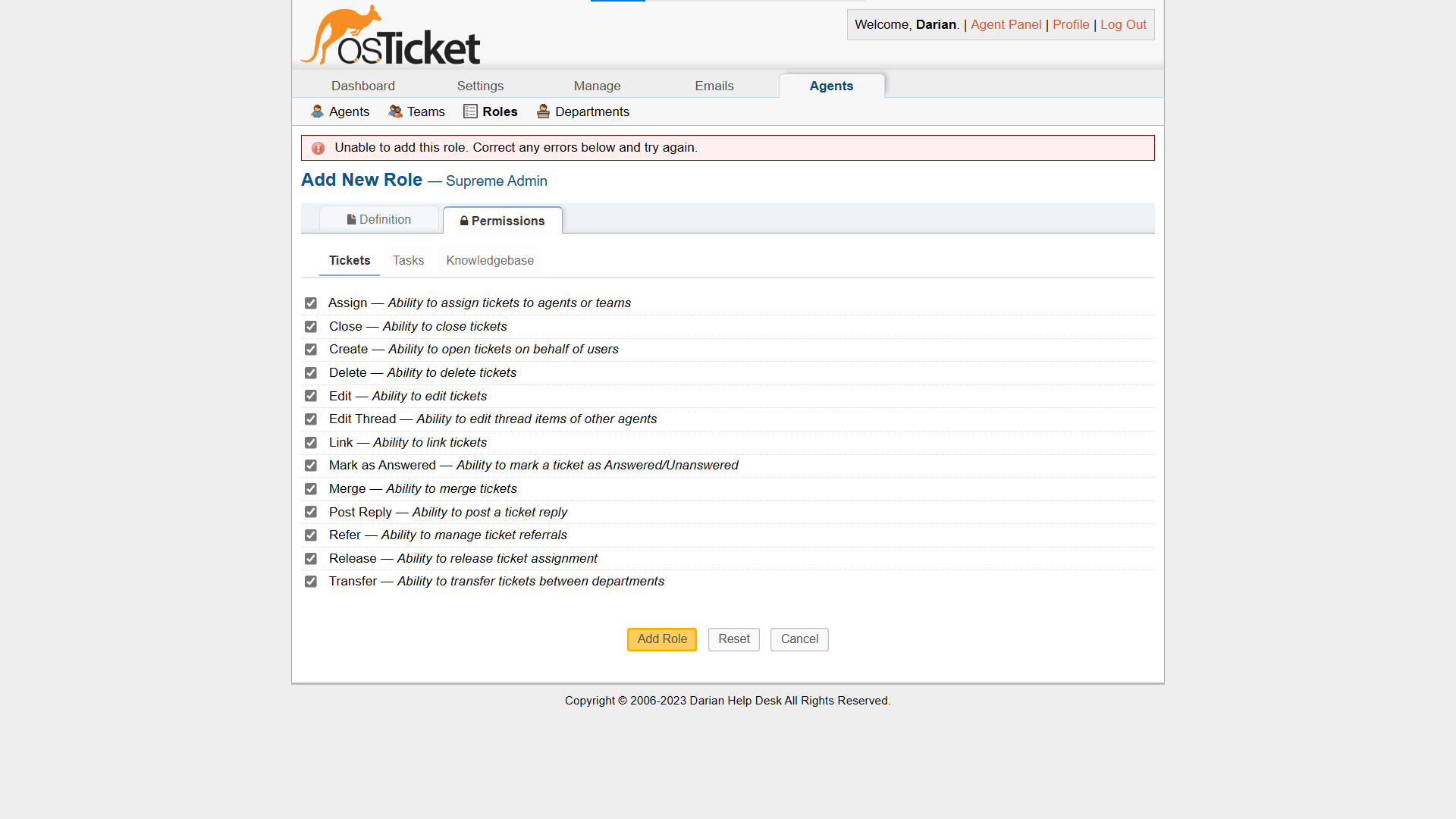 GitHub - DarianWells/osticket-post-install: Post installation configuration for osTicket