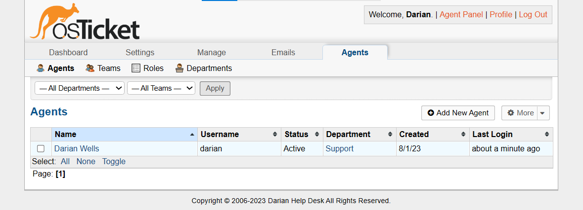 GitHub - DarianWells/osticket-post-install: Post installation configuration for osTicket