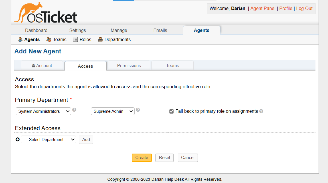 GitHub - DarianWells/osticket-post-install: Post installation configuration for osTicket