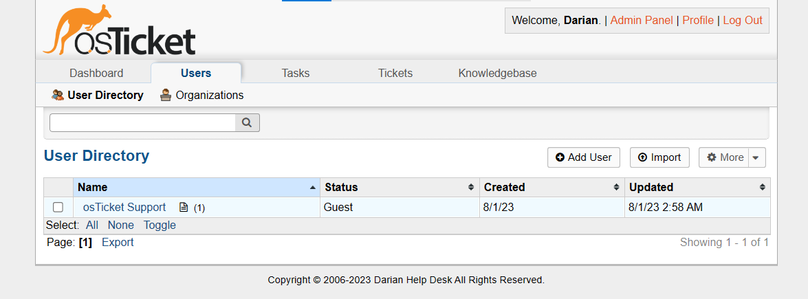 GitHub - DarianWells/osticket-post-install: Post installation configuration for osTicket