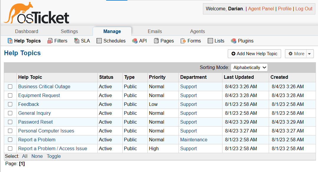 GitHub - DarianWells/osticket-post-install: Post installation configuration for osTicket