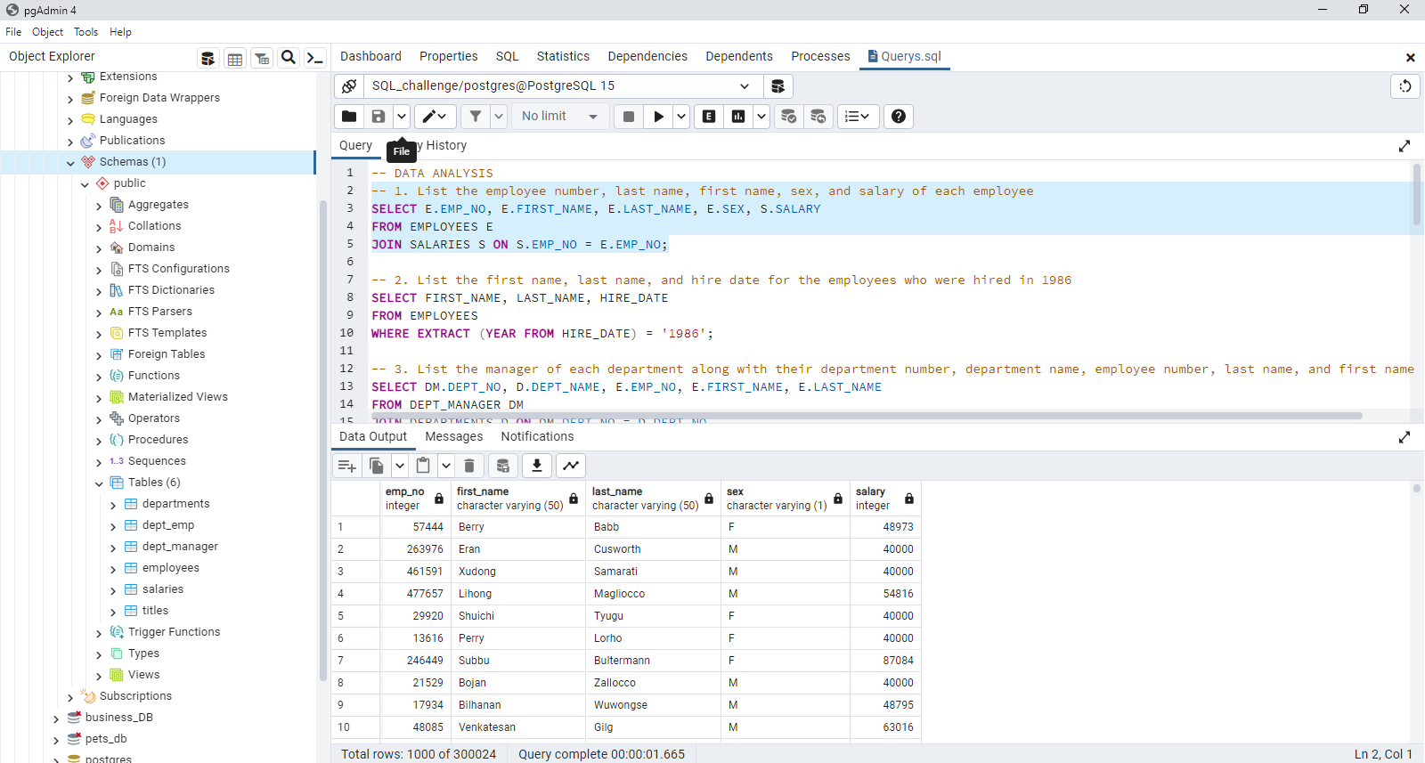 GitHub - JulianRavelo/sql-challenge