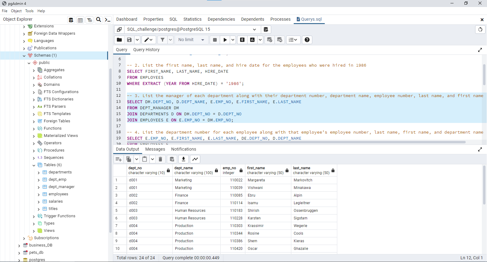 GitHub - JulianRavelo/sql-challenge