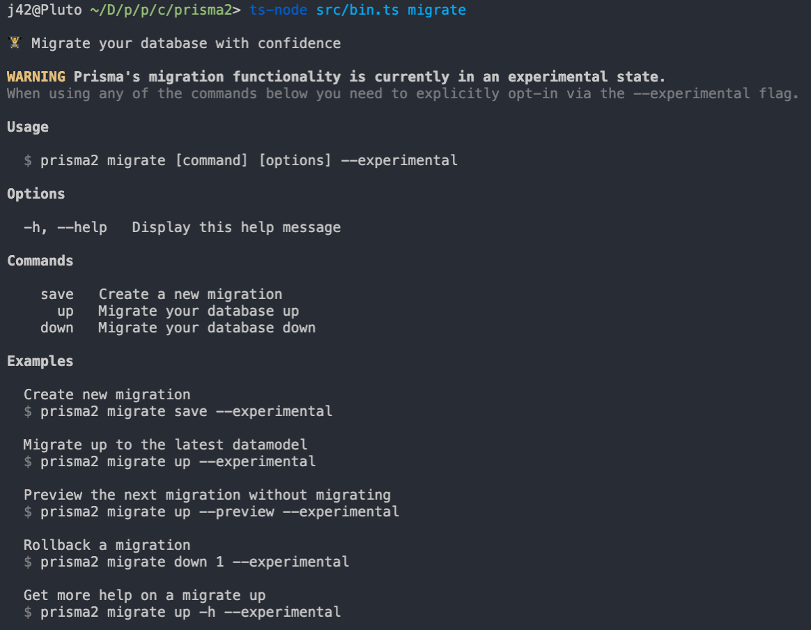 Improve Dx About Experimental Cli Commands · Issue 1547 · Prismaprisma · Github