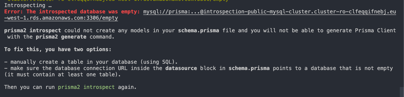 [Introspection] Better handling of "Error: Empty introspection result for ..." · Issue #1145 ...
