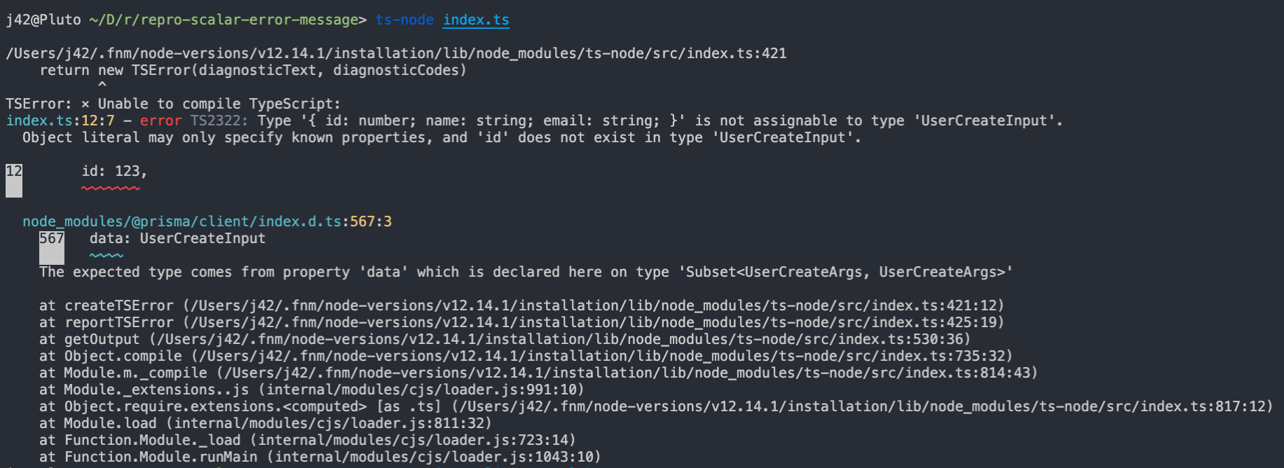 Error Messages And Dx With Sqlite · Issue 2295 · Prismaprisma · Github