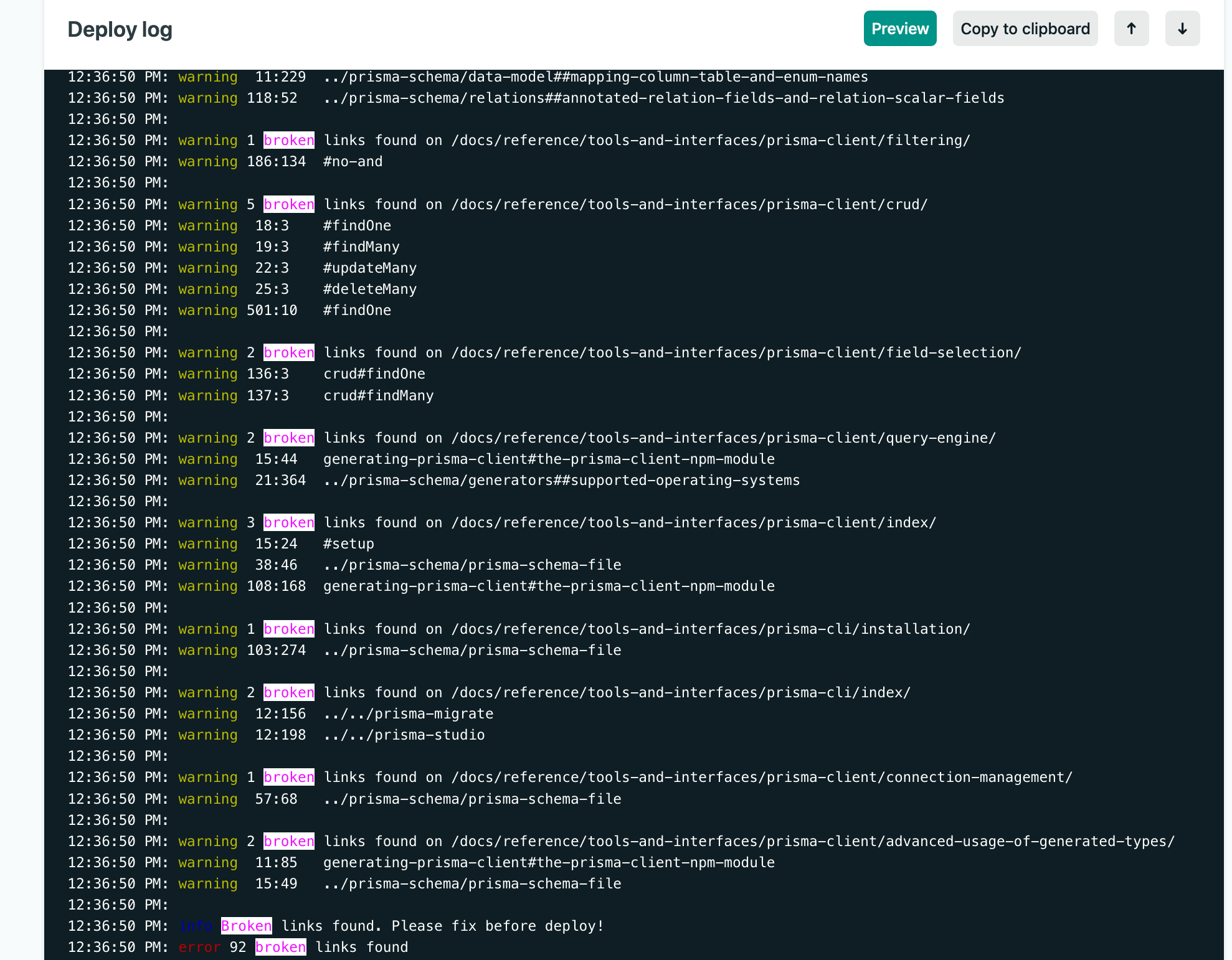 Fix 92 broken links (Netlify build logs shows broken links) · Issue ...