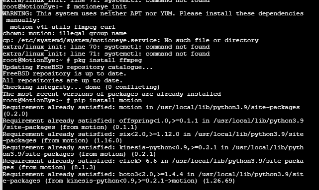 FreeBSD 13.1 Meyectl fails in python 3.7 and 3.9, no module named ...
