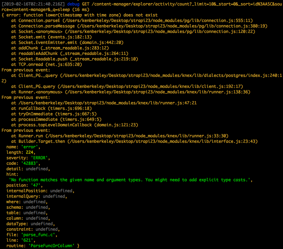 Search fails if the content manager when there is a Date type · Issue #2835 · strapi/strapi · GitHub