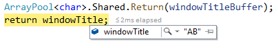 Issues in User32.GetWindowText() (out-of-bounds write; text length change detection not working ...