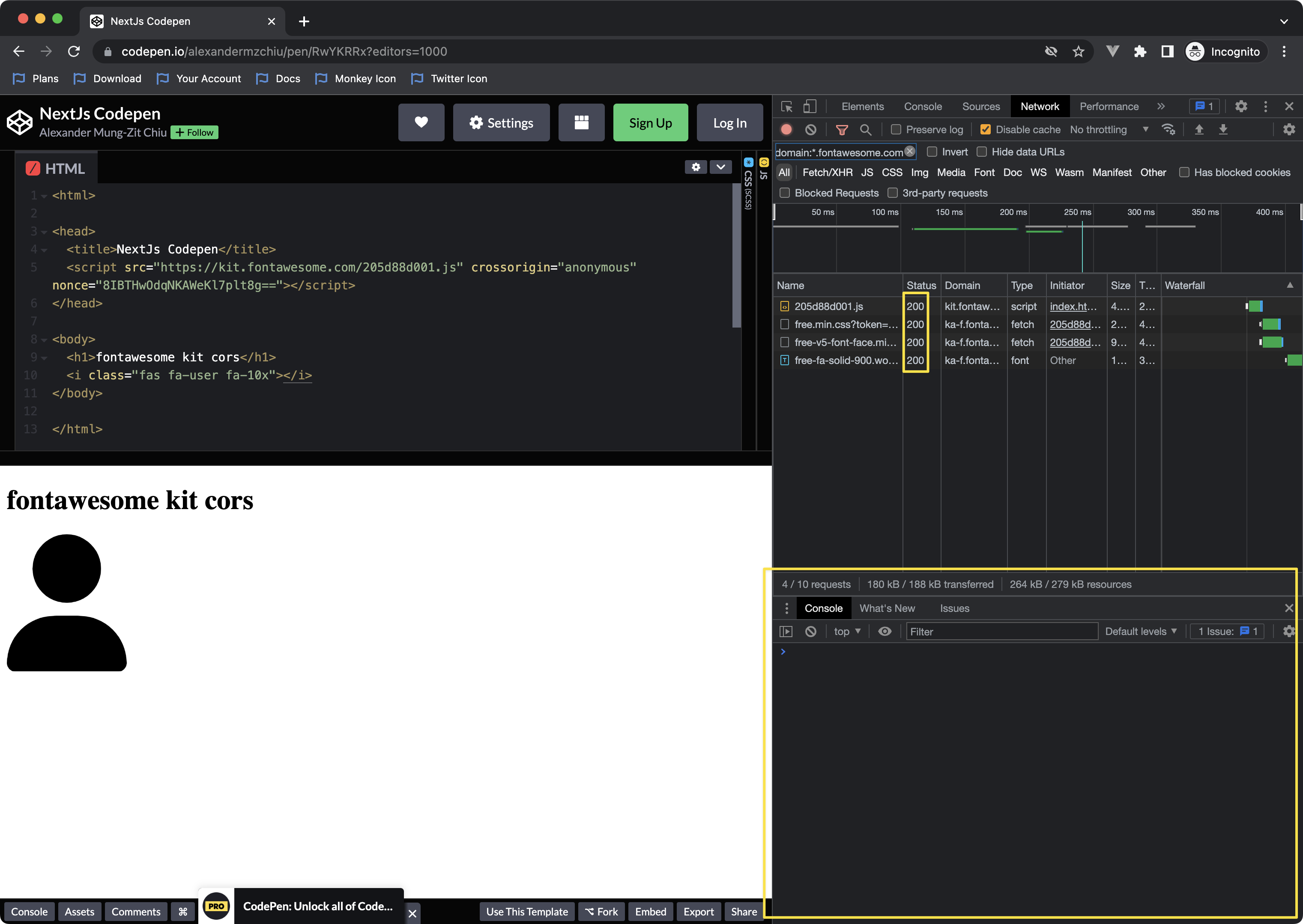 Bug: fontawesome kit causes CORS error · Issue #19586 · FortAwesome ...
