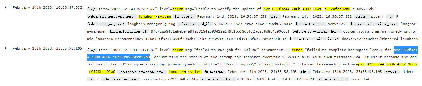[BUG]Pod volume failed plus recovery failed · Issue #5418 · longhorn/longhorn · GitHub