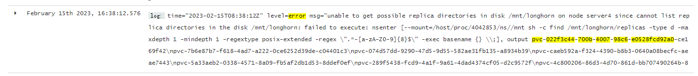 [BUG]Pod volume failed plus recovery failed · Issue #5418 · longhorn/longhorn · GitHub