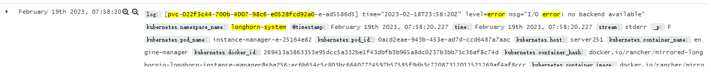 [BUG]Pod volume failed plus recovery failed · Issue #5418 · longhorn/longhorn · GitHub