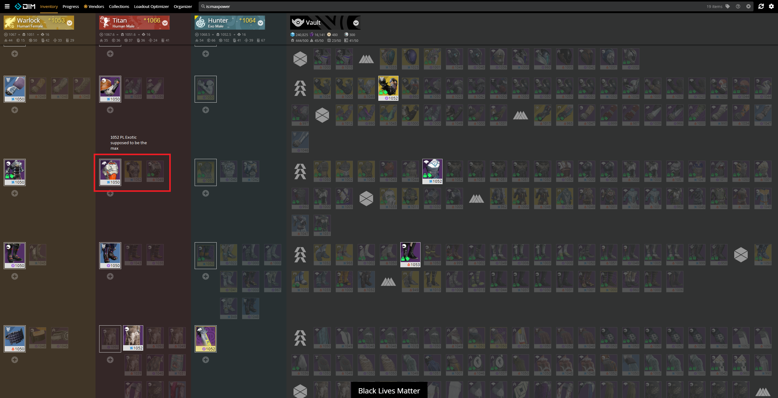 is:maxpower Highlight Incorrect Equipment with Lower Power Level · Issue #5446 ...