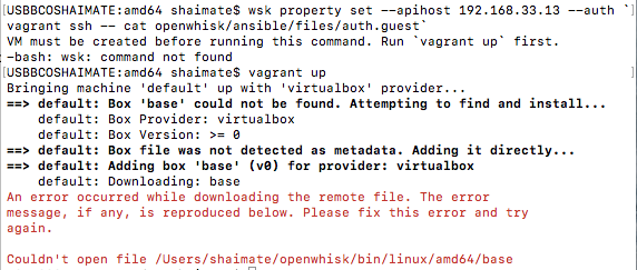 Can not find bin/mac/amd64/wsk · Issue #2355 · apache/openwhisk · GitHub