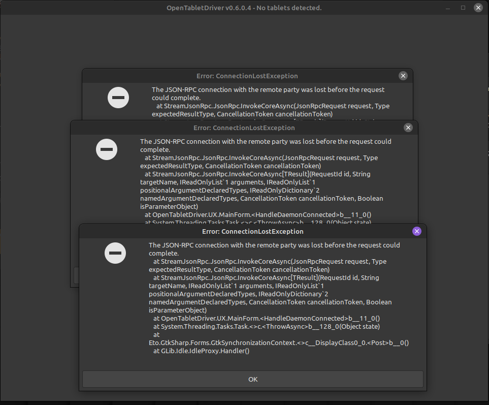 OpenTabletDriver Doesn't start after installation I Linux · Issue #2733 · OpenTabletDriver ...