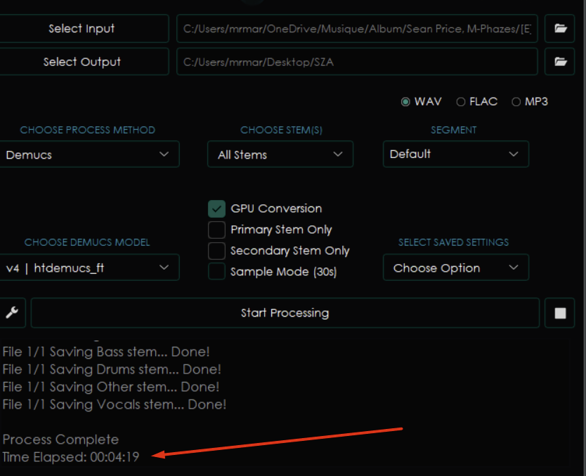 Wont Process Pass 20 · Issue 1 · Zfturbo Mvsep Mdx23 Music Separation Model · Github